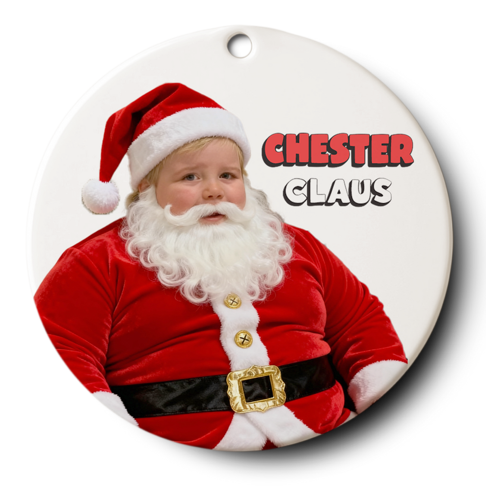 Fat Santa | Personalised Bauble | Turn Them Into Santa – TypeTopiaPrints